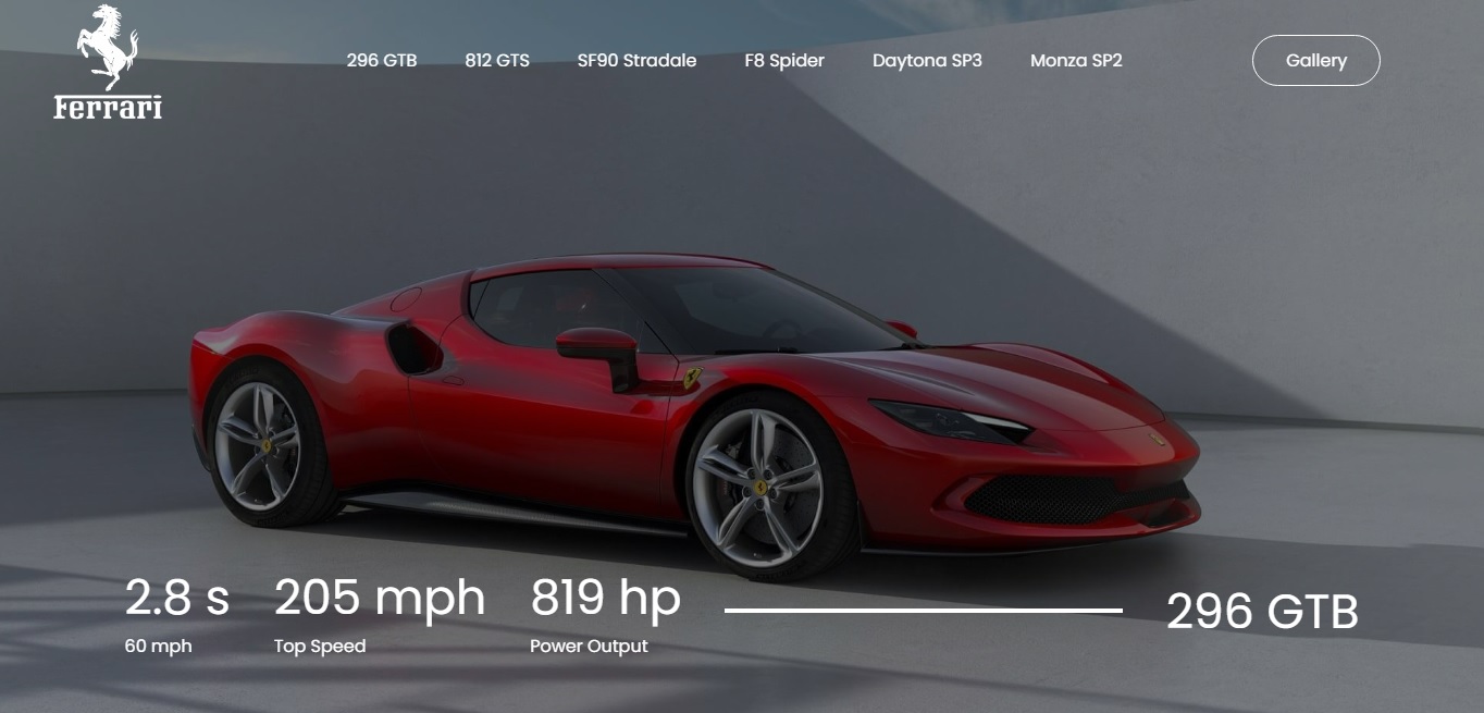 GitHub - HenricoPi-WebDesign/Ferrari: Ferrari website replica with ...