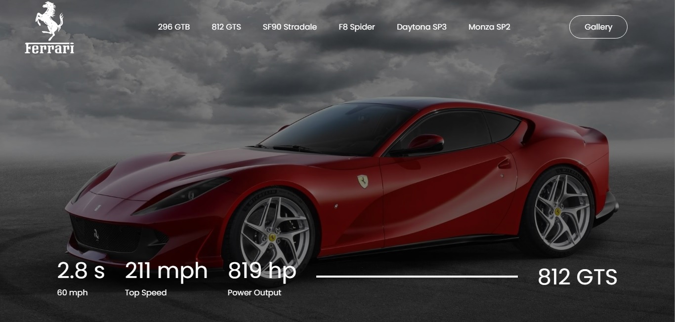 GitHub - HenricoPi-WebDesign/Ferrari: Ferrari website replica with ...