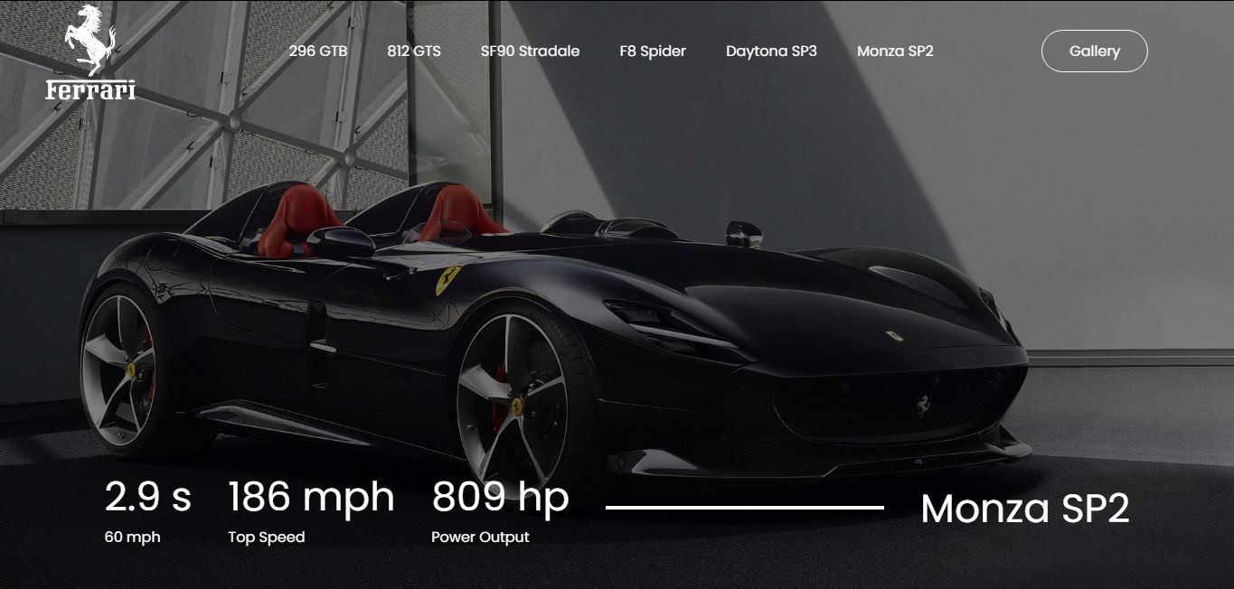 GitHub - HenricoPi-WebDesign/Ferrari: Ferrari website replica with different models and an image ...