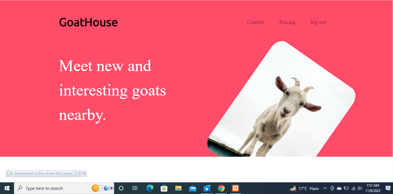 GitHub - SanaUllah1696/goat-house: This one is a complete website, its ...