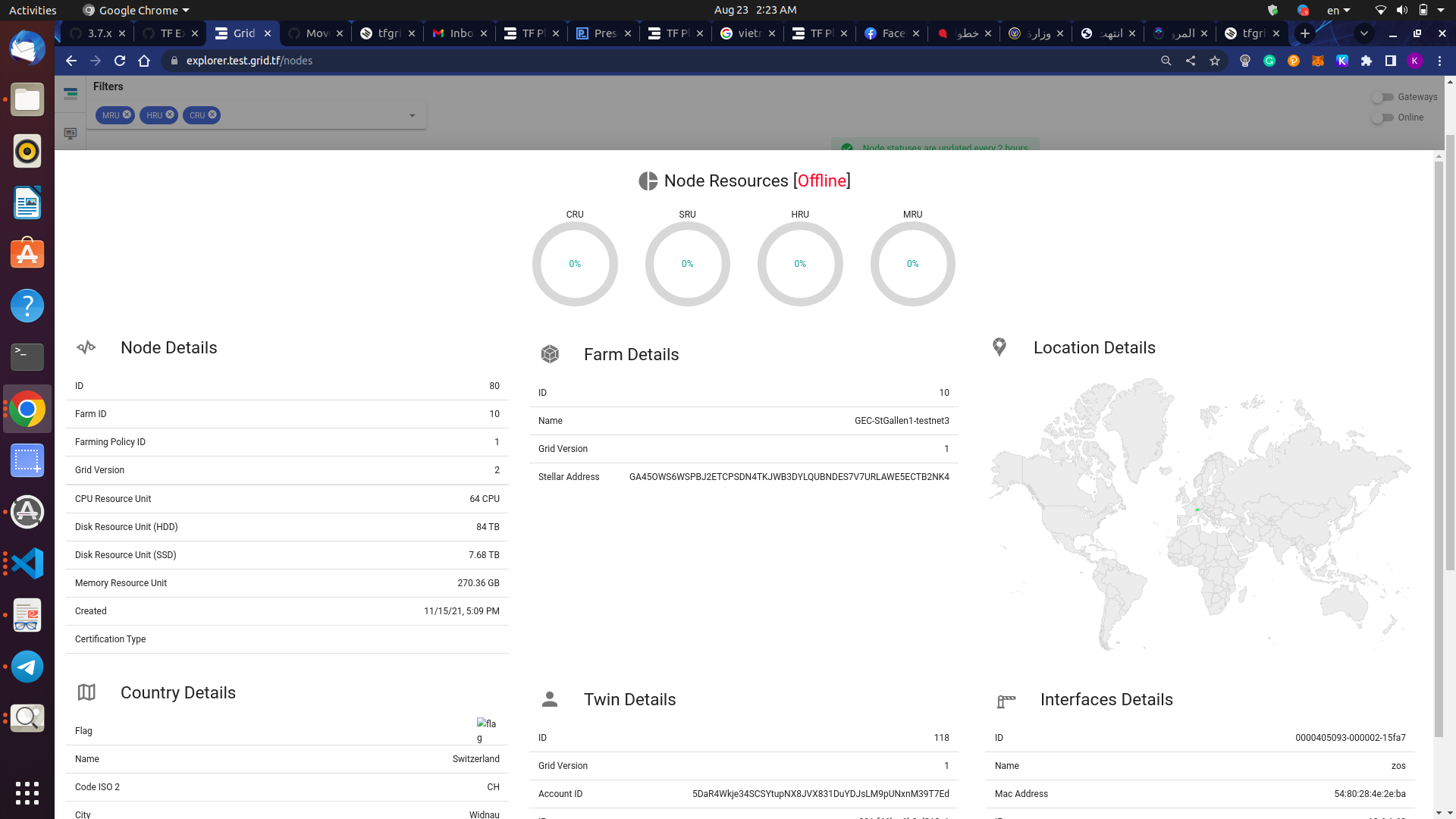 TF Explorer offline nodes details inconsistency · Issue #100 · threefoldtecharchive/tfgrid ...