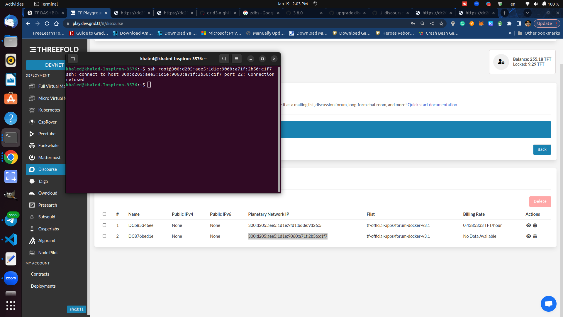 Discourse gives bad gateway · Issue #1257 · threefoldtecharchive/grid_weblets · GitHub