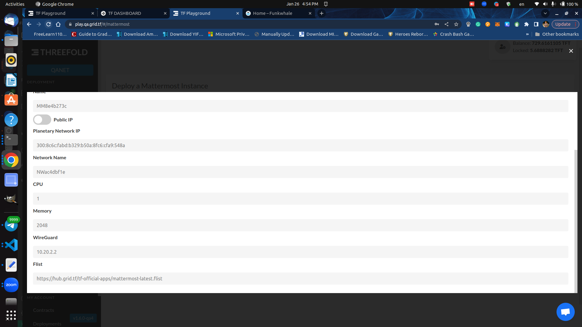 domain created in mattermost is missing in details page after deployment · Issue #1266 ...