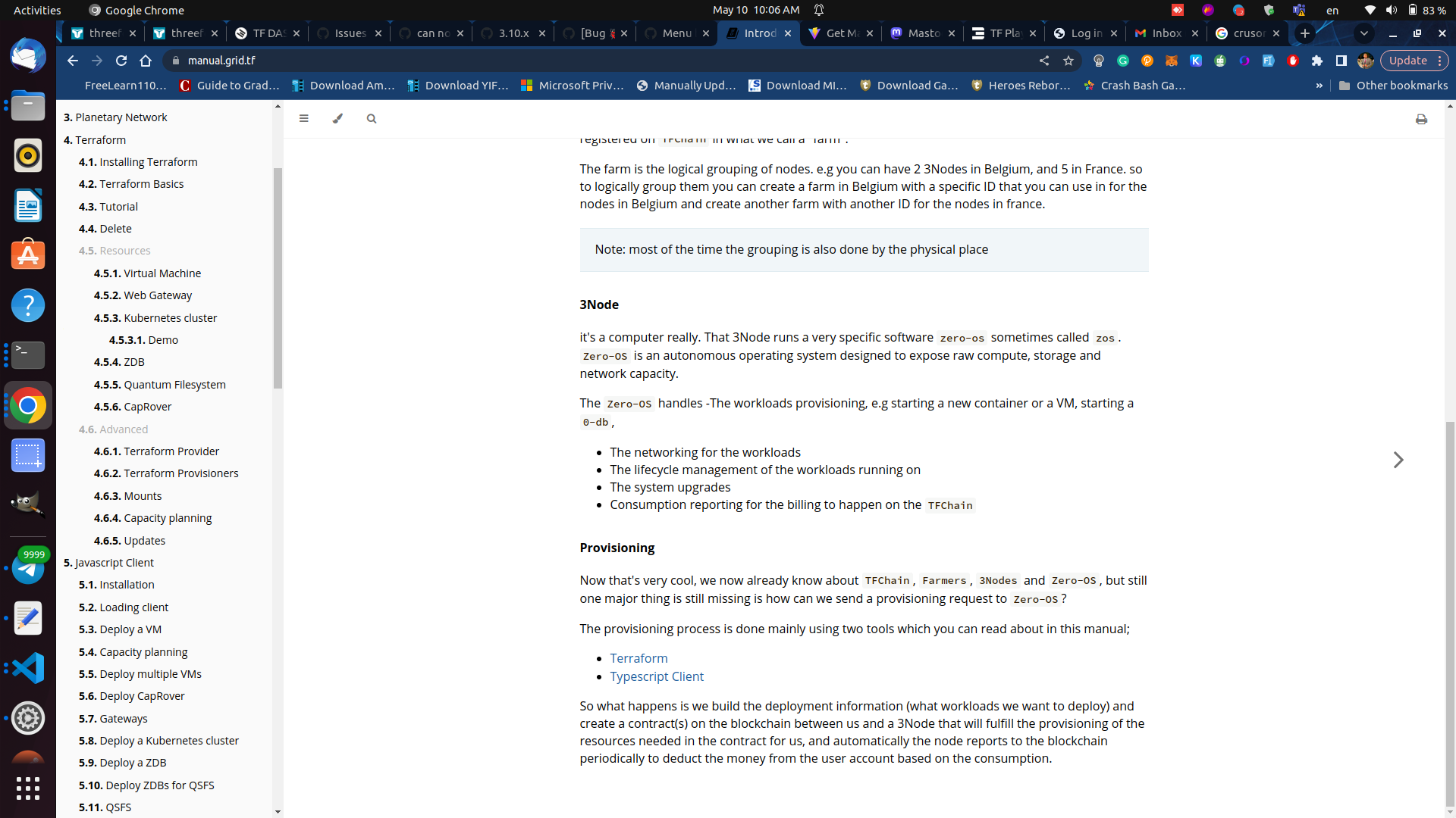 Menu bar doesn't stick when scrolling · Issue #89 · threefoldtech/info_grid · GitHub