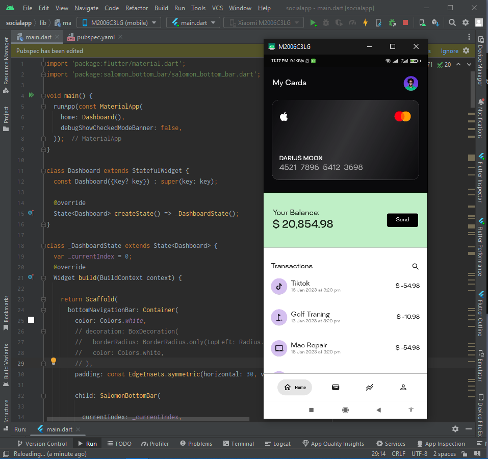GitHub - pysavantcodes/Bank-App-Interface: Flutter UI Practice