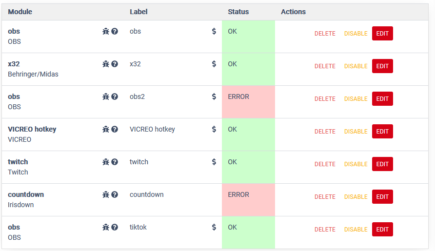 Doesn't detect disconnection in v28 · Issue #173 · bitfocus/companion-module-obs-studio · GitHub