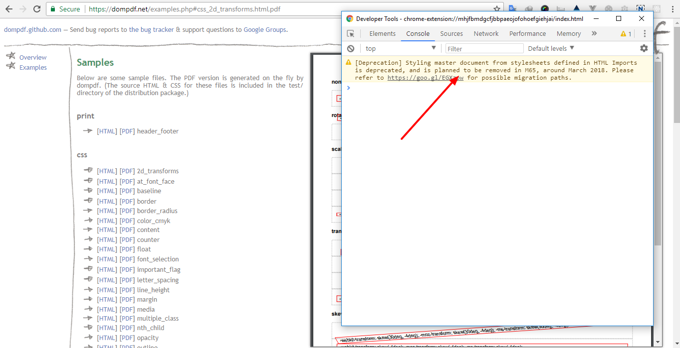 Problem with supported HTML Import · Issue #1655 · dompdf/dompdf · GitHub