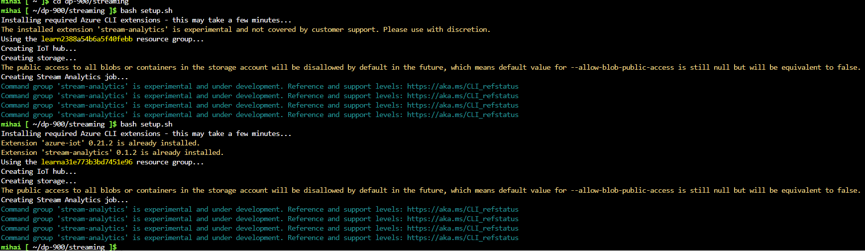Existing "learn*" resource group causes errors · Issue #28 · MicrosoftLearning/DP-900T00A-Azure ...