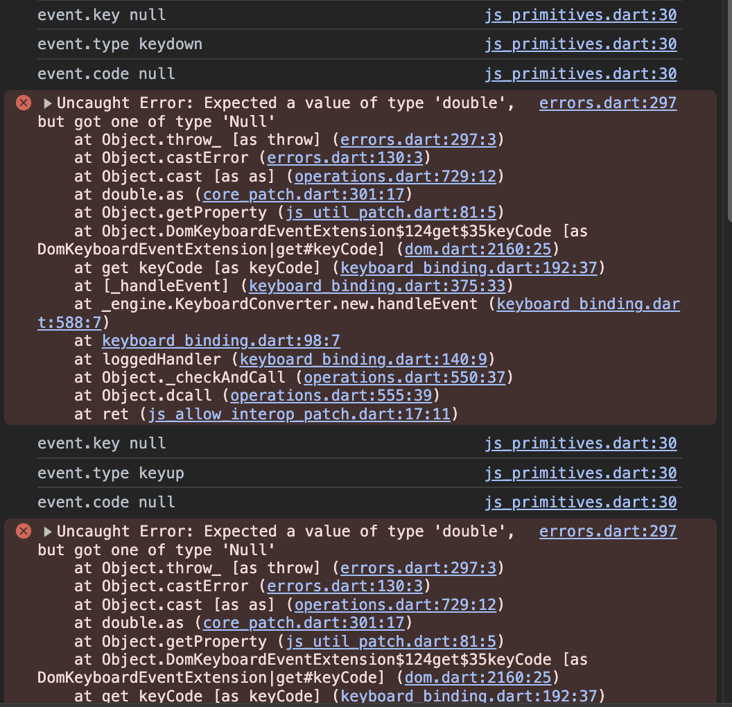 [web] - Autofill dispatches empty key events on Chrome + Safari which cause console errors ...