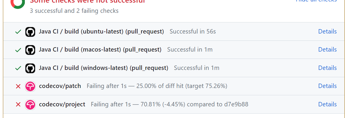 Codecov Coverage Last 2 checks not passing · Issue #267 · nus-cs2103-AY2324S1/forum · GitHub