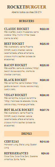 GitHub - GuiBurati/Cardapio-Simples-: Projeto feito durante a ''Maratona Explorer 3.0'' da ...