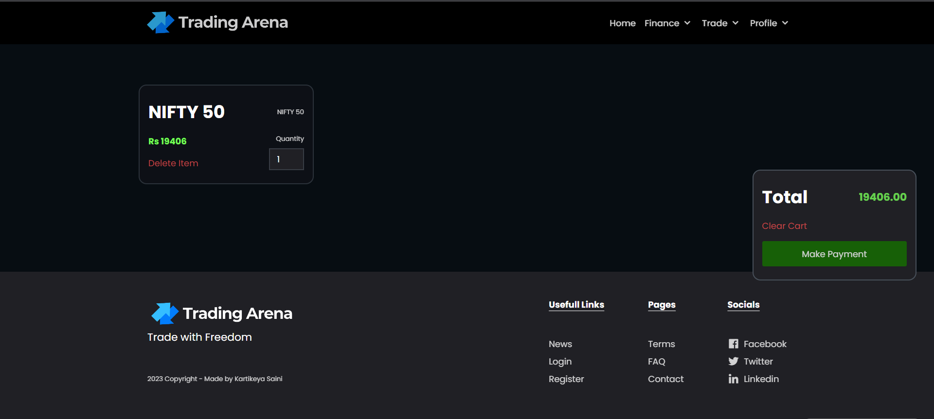GitHub - hi-Kartik2004/TradingApp: Mock Trading Platform, where you can ...