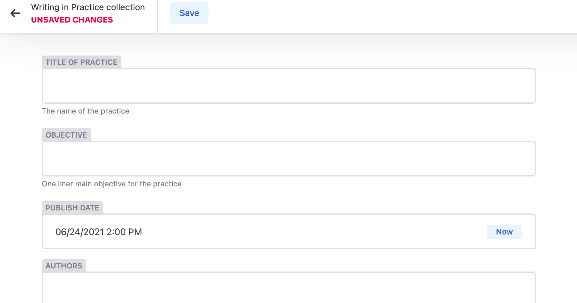 Change Netlify field from "subtitle" to "Target Outcome" · Issue #1544 · openpracticelibrary ...