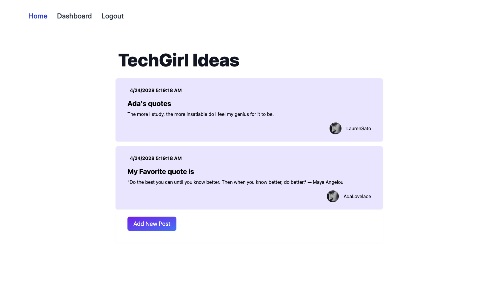 GitHub - enanesh/techGirls-ideas-blog