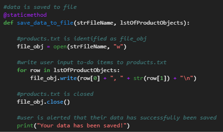 GitHub - deja-monet/IntroToProg-Python-Mod08: This repo contains the documents for Assignment 08.