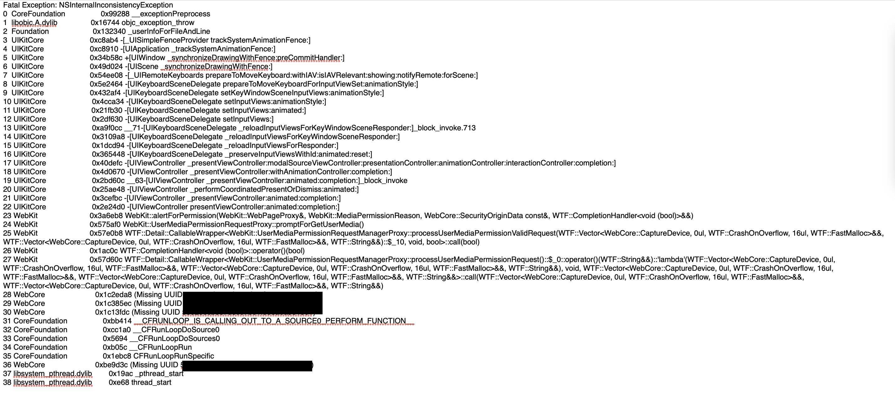 Missing UUID in crashlytics logs - iOS · Issue #10606 · firebase/firebase-ios-sdk · GitHub
