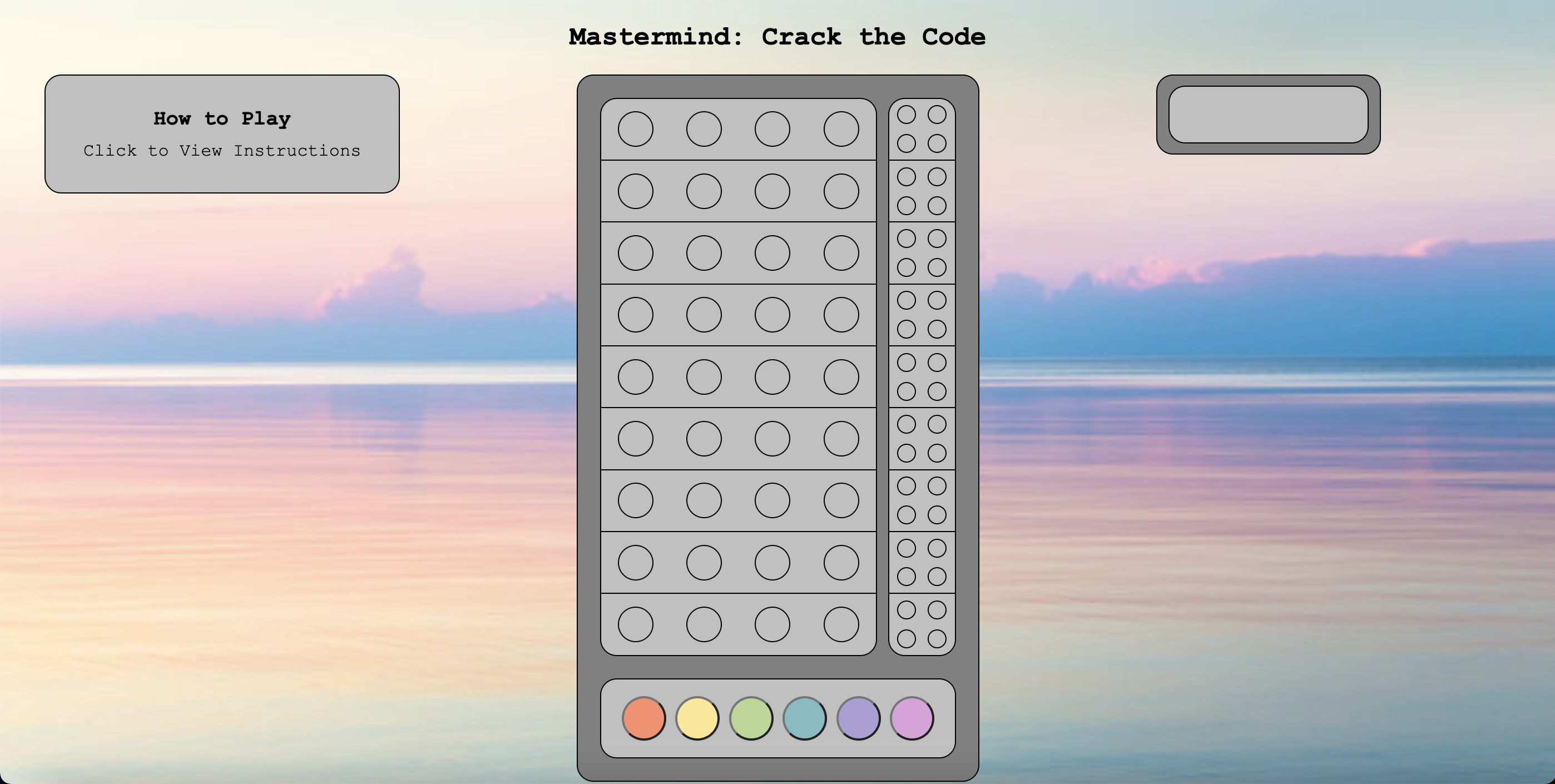 Github Lcohen730mastermindgamegaunit1project Creating A Mastermind Game For General