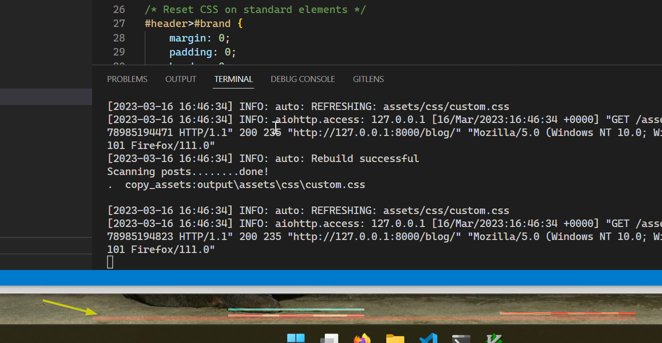 Display Bug Artefacts Below Vs Code Window · Issue 177375 · Microsoftvscode · Github