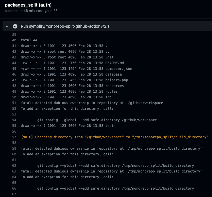 Fatal Detected Dubious Ownership In Repository At Githubworkspace · Issue 46 · Danharrin 