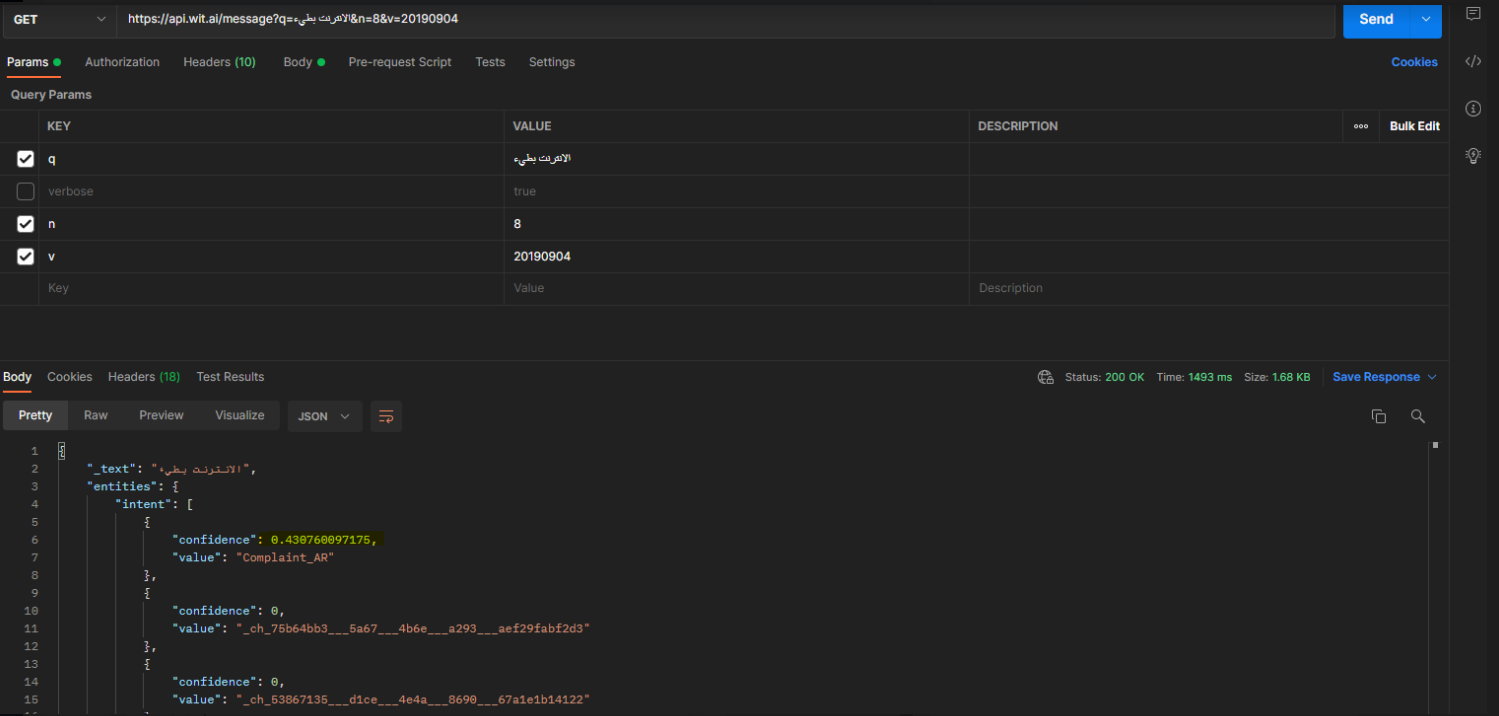 Different Intents keep changing from "trained" to "in progress" and then scores are not stable ...