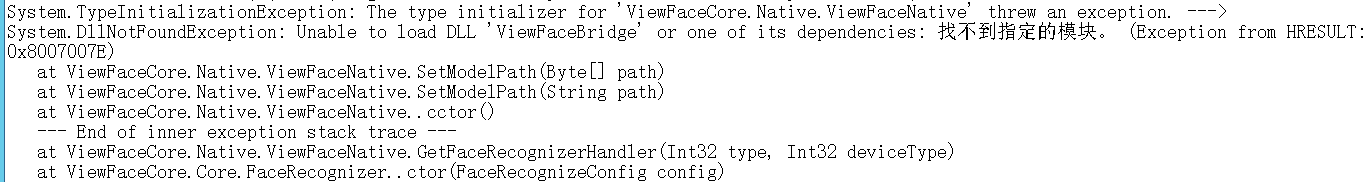 [Bug]Unable to load DLL 'ViewFaceBridge' or one of its dependencies · Issue #53 · ViewFaceCore ...