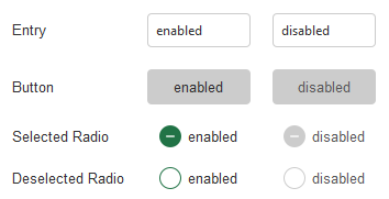 Disabled Widgets are not immediately identifiable from Enabled widgets ...