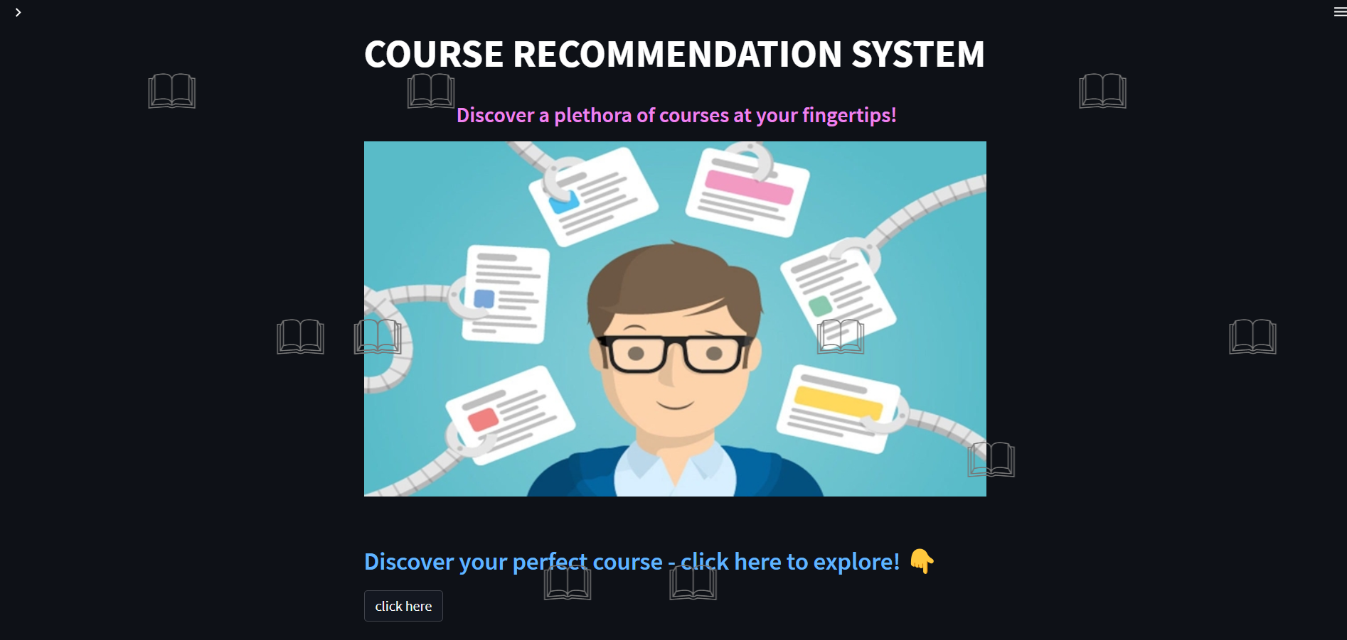 Github Yuvaranianandhan Course Recommendation System