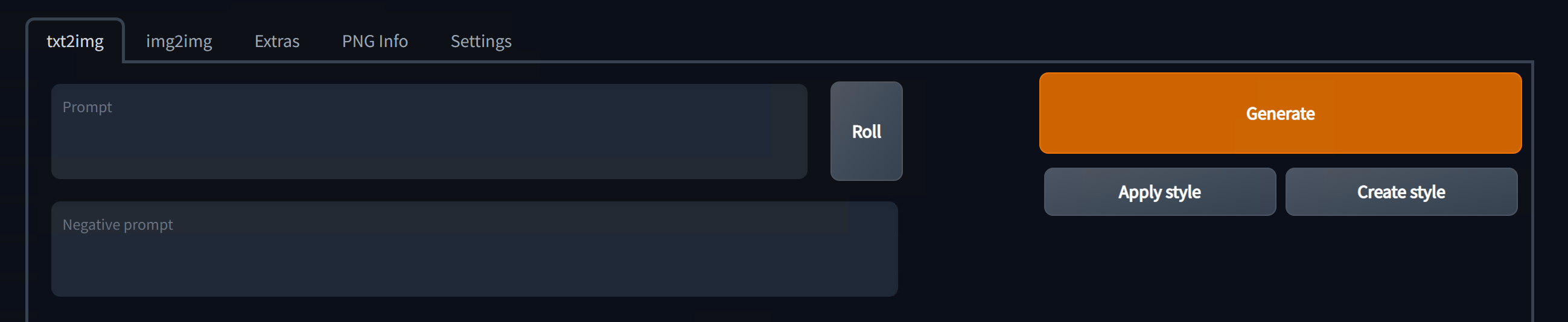 Styles drop down menu is not visible until saving a new style · Issue #793 · AUTOMATIC1111 ...
