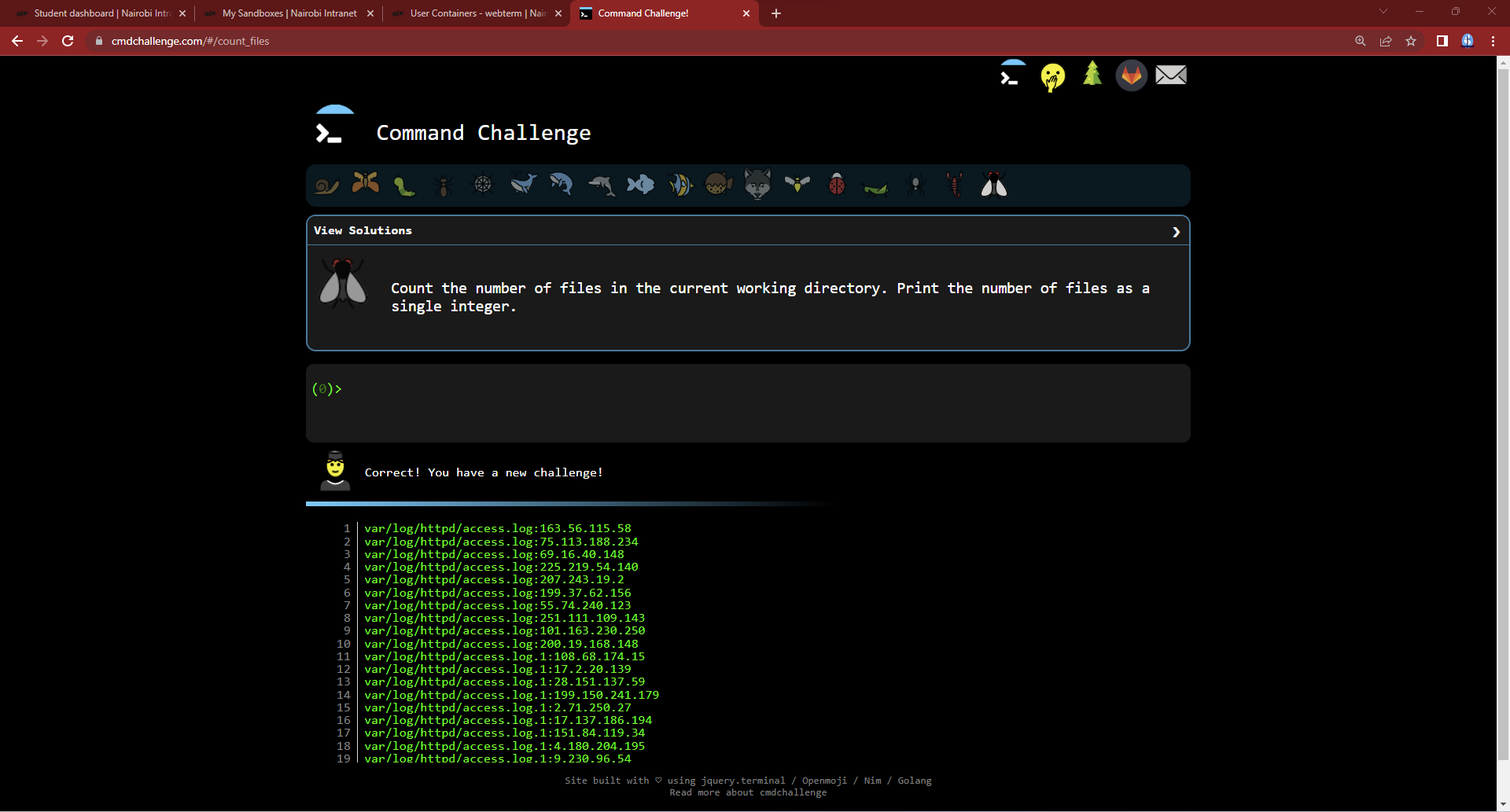 command_line_for_the_win · Issue #1 · dshikuta/alx-system_engineering-devops · GitHub