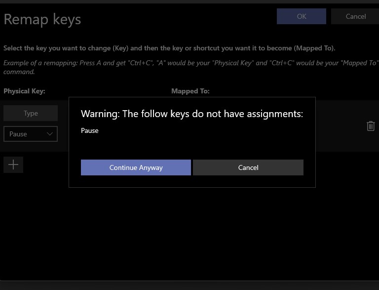Remapping Win to Pause does not work · Issue #20016 · microsoft/PowerToys · GitHub
