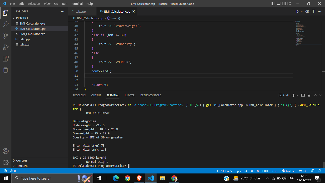 GitHub - atinder11/BMI-Calculator