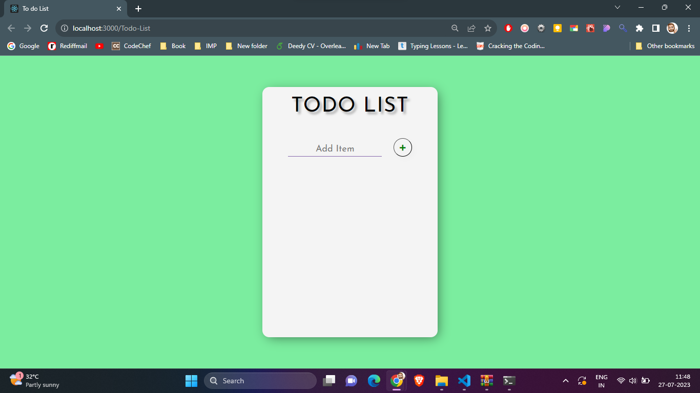 GitHub - atinder11/Todo-List: A to-do list is just a list of things you ...