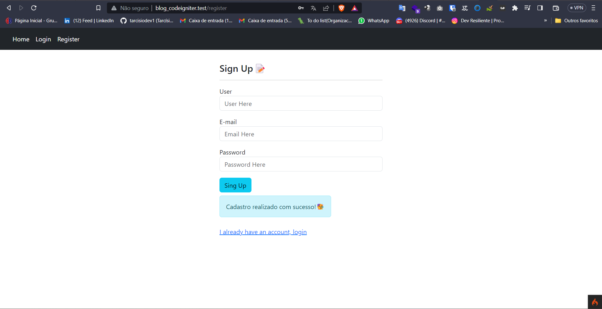 GitHub - tarcisiodev1/Blog-Dashboard-Ci4