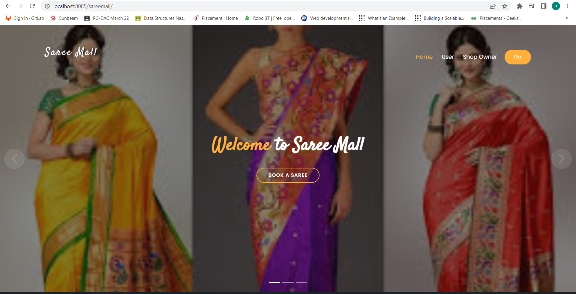 GitHub - rushiahire96/Sareemall-project-output: E platform for selling and buying saree where ...