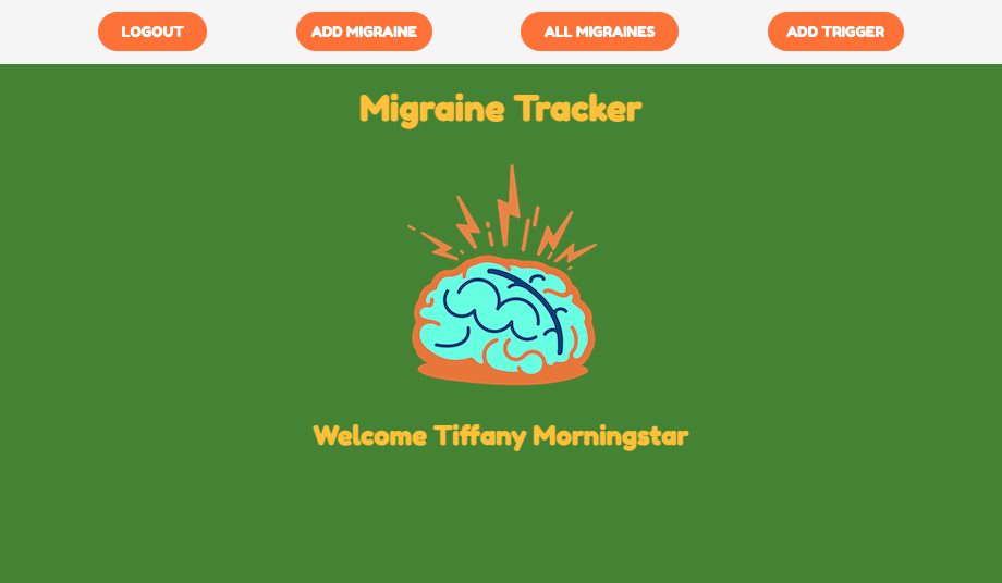 GitHub - tiffanymorningstar/migraine-tracker