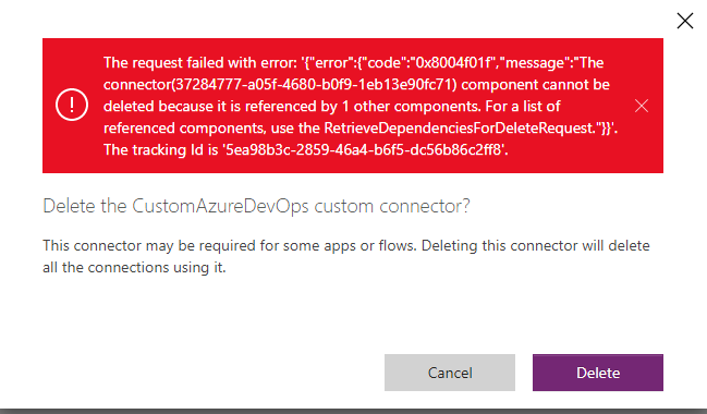 Azure DevOps Custom Connector error · Issue #4042 · microsoft/coe-starter-kit · GitHub