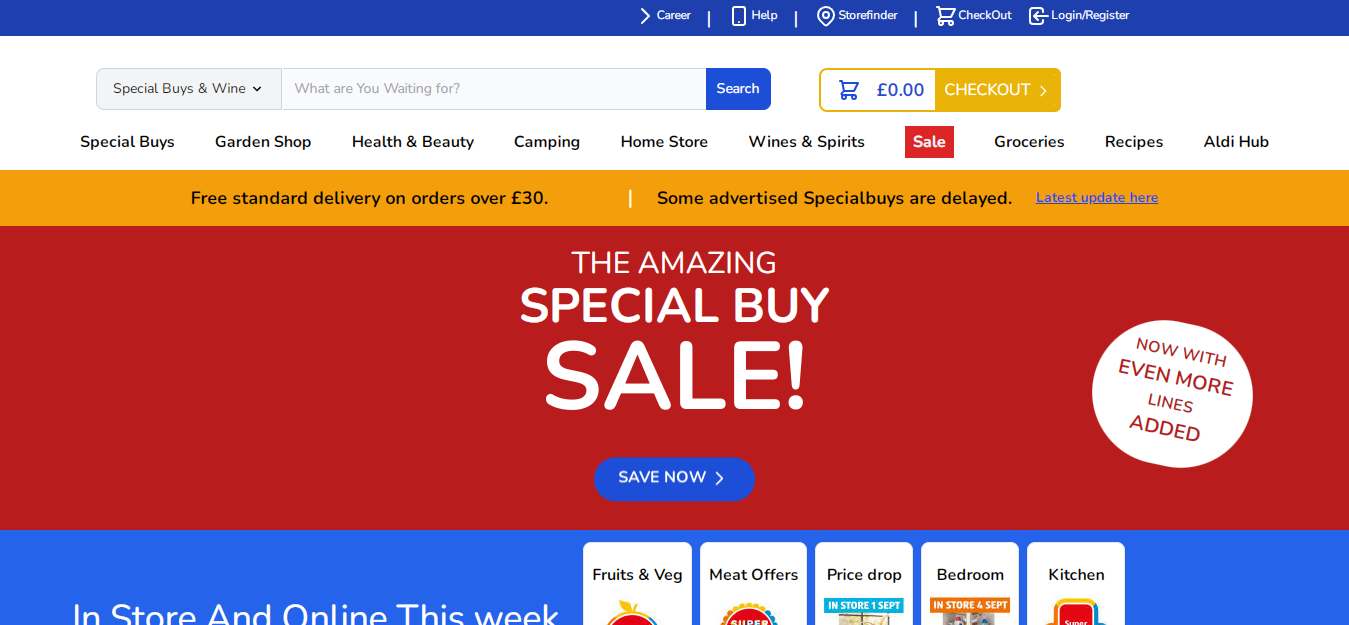 GitHub - RichieTheDev/tailwind-Aldi-Type-Site