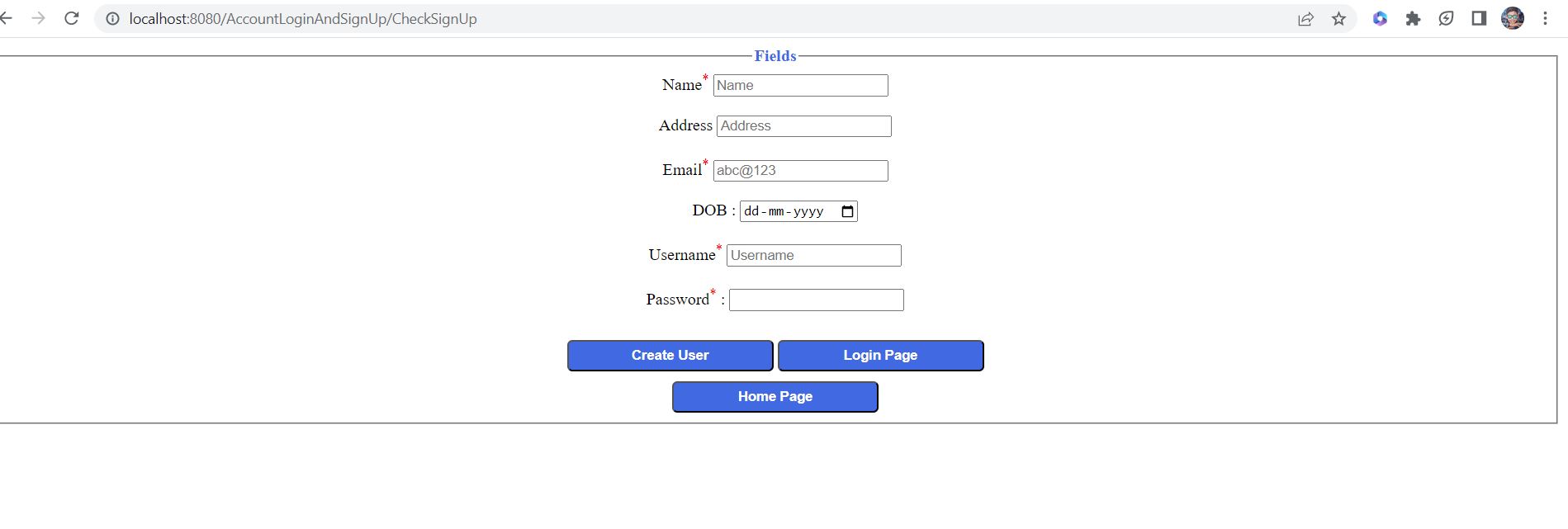 GitHub - drogon2000/SignUp-Login-page: This is an Account Registration page which has ...
