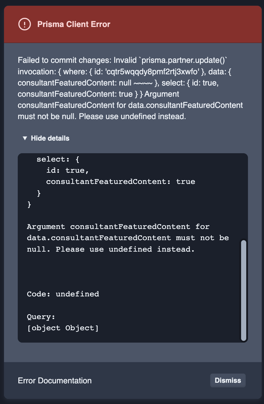 Json? field cannot be set to null · Issue #854 · prisma/studio · GitHub