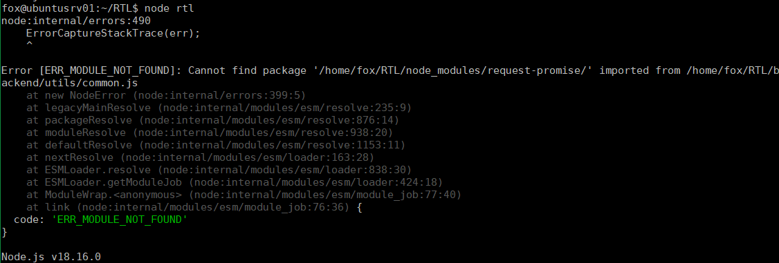 Error 490 running "node rtl" · Issue #1220 · Ride-The-Lightning/RTL · GitHub