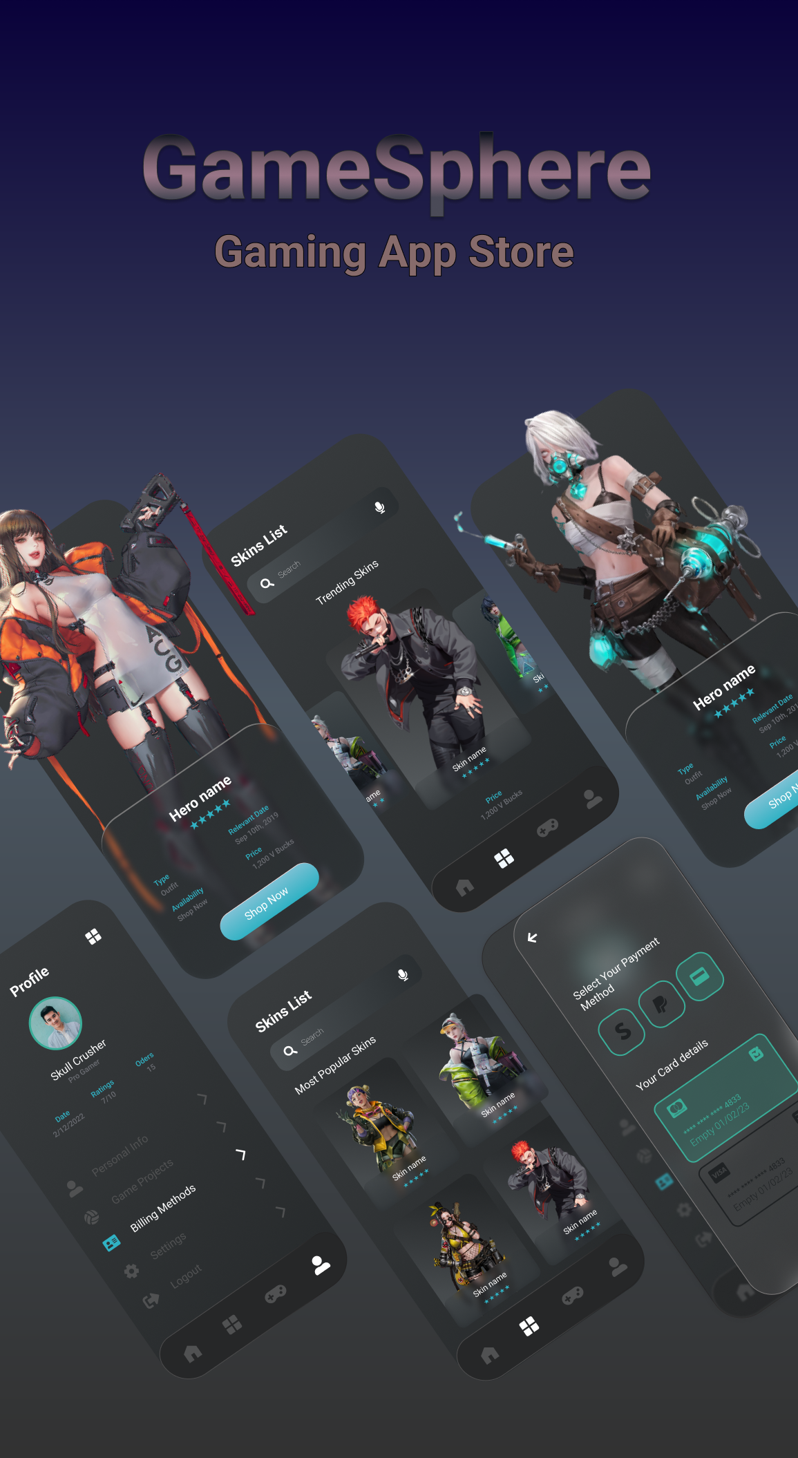 GitHub - nanayakkara09/Gaming-App-Ui: gaming app store ui design by Naduka kawya