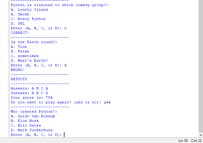 GitHub - RutujaPatil1321/Interactive-Quiz-Using-Python