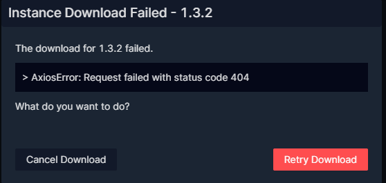 problem is an error when trying to install forge on version 1.3.2 · Issue #1435 · gorilla-devs ...