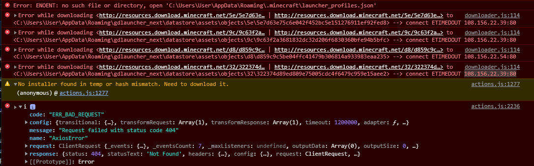 problem is an error when trying to install forge on version 1.3.2 ...