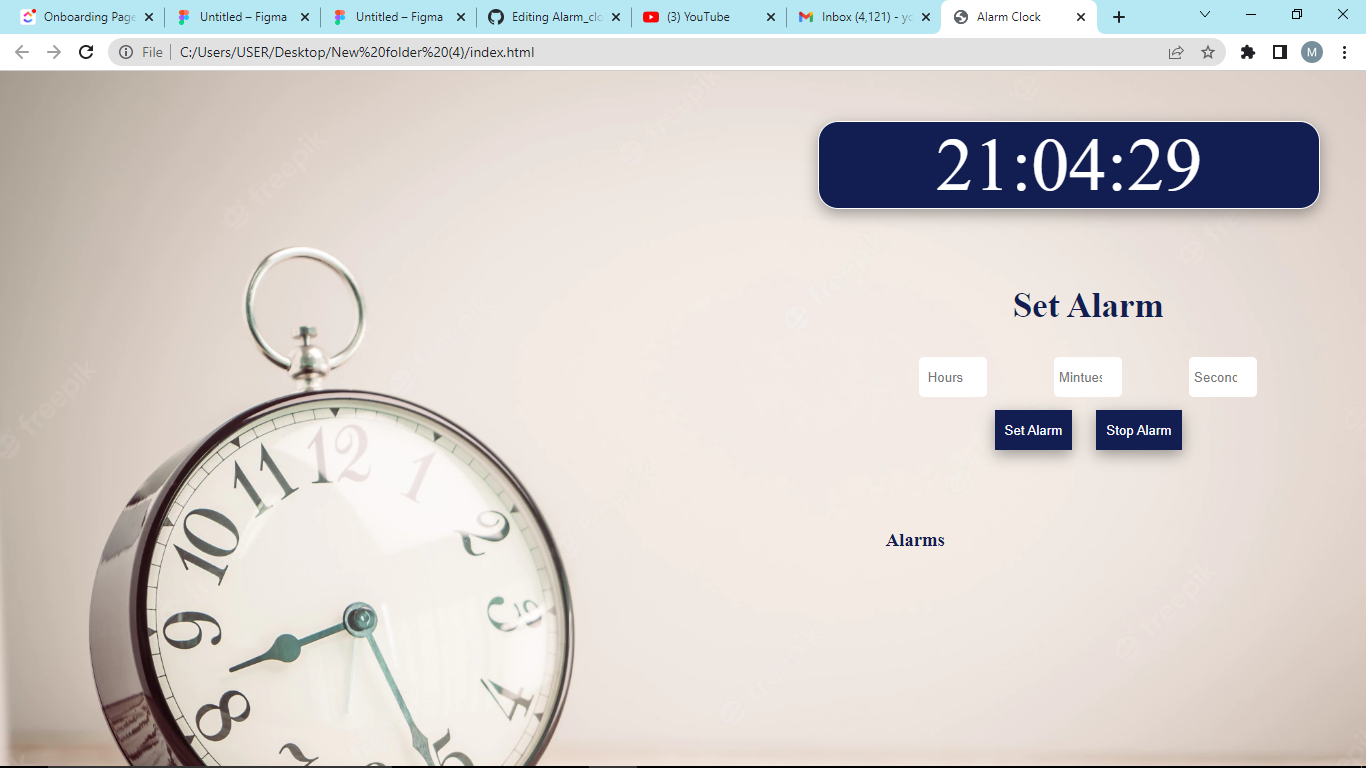 GitHub - Yoge9211/Alarm_clock