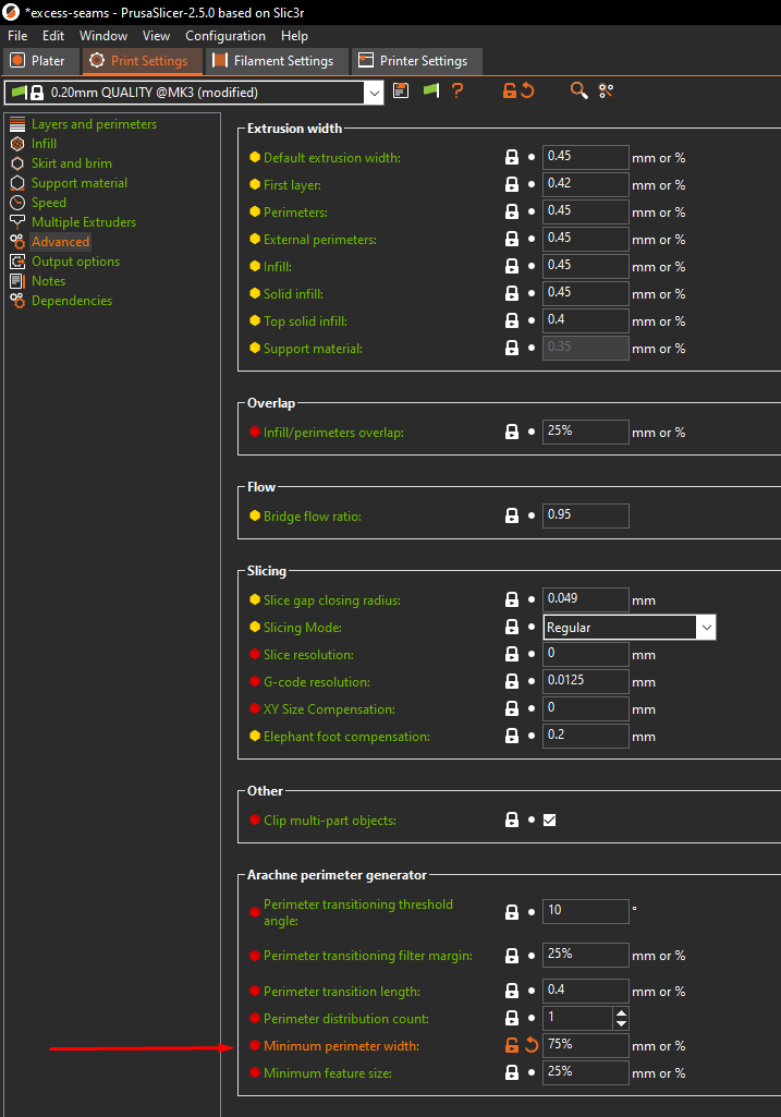 Excess seams with arachne · Issue #9143 · prusa3d/PrusaSlicer · GitHub