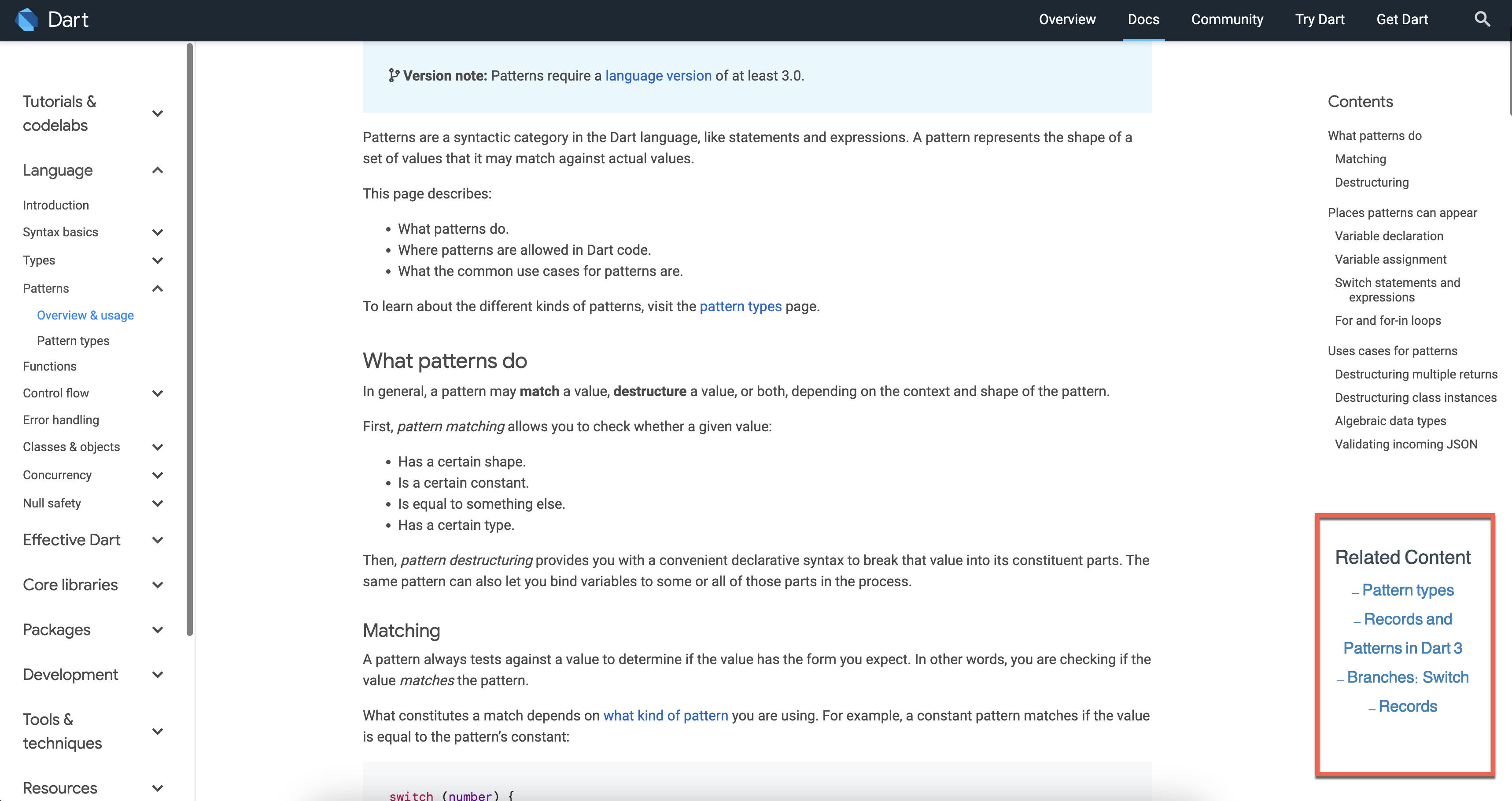 "Related content" sidebar widget · Issue #4962 · dart-lang/site-www · GitHub
