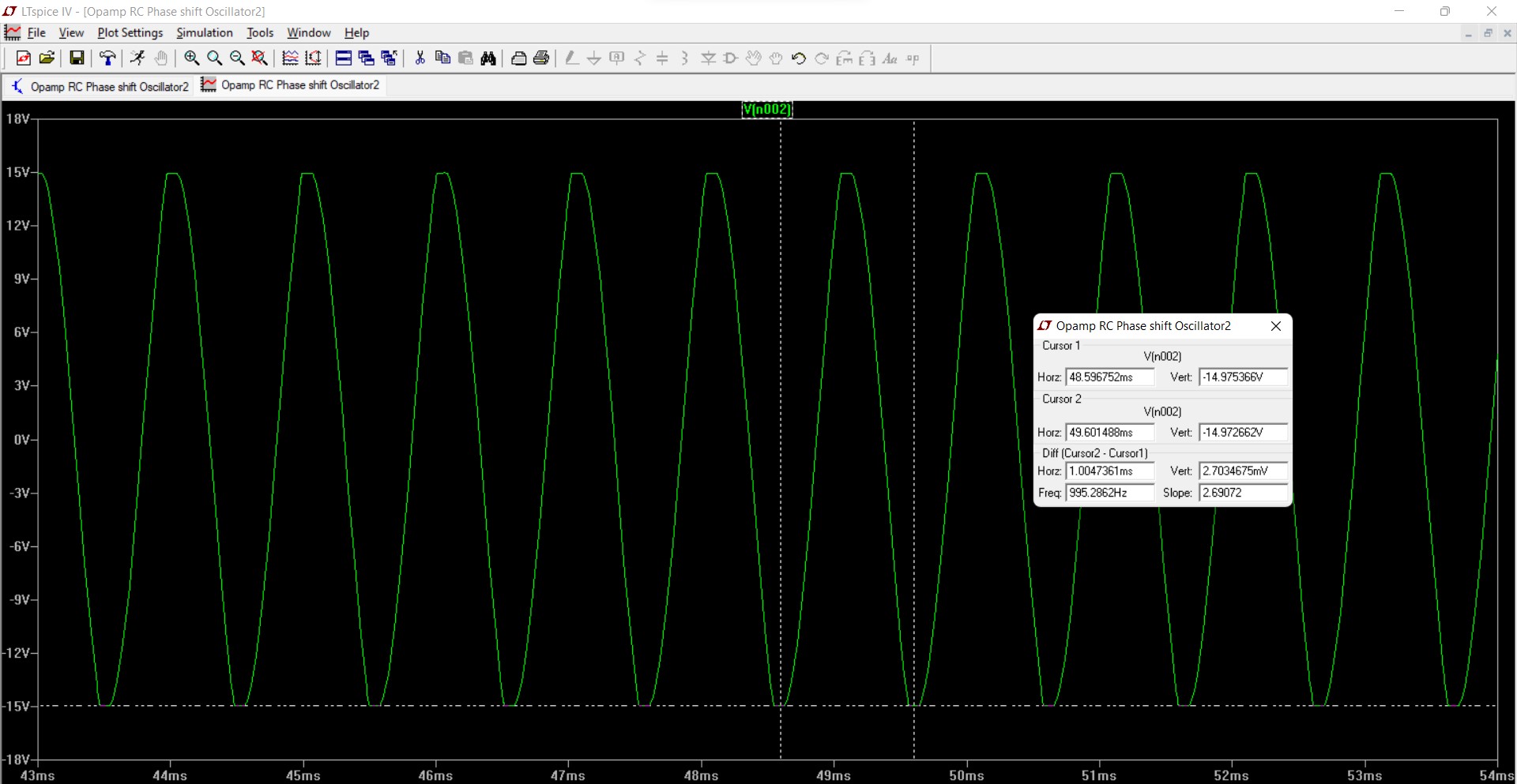 GitHub - kgarima1234/OP-Amp-RC-Phase-Shift-Oscillator: An electrical ...