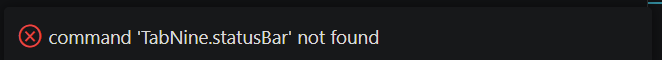 Tabnine status.bar it's not working · Issue #1089 · codota/tabnine-vscode · GitHub