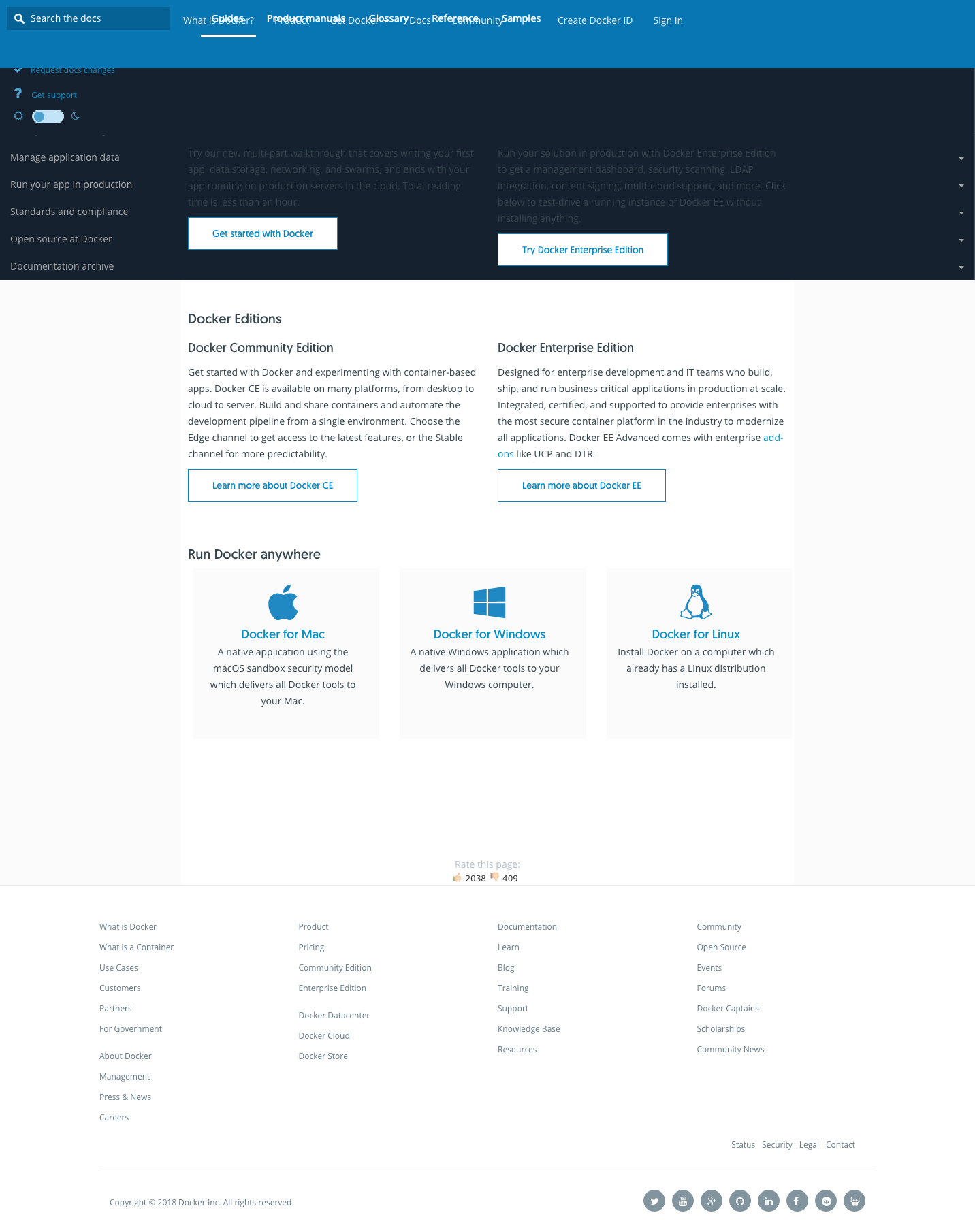 Firefox Rendering Issue With Docs Header Right Hand Side Bar · Issue 5749 · Dockerdocs · Github